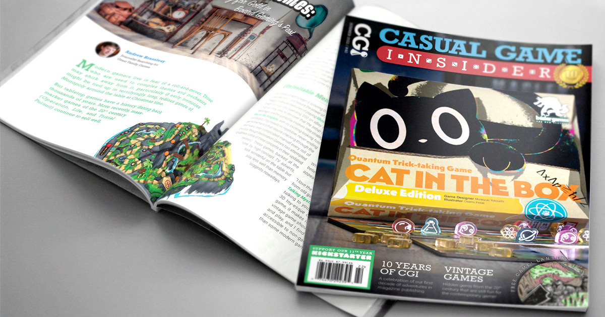 CGI#40: CGI 10th Anniversary, Cat in the Box, Vintage Games, and AEG ...